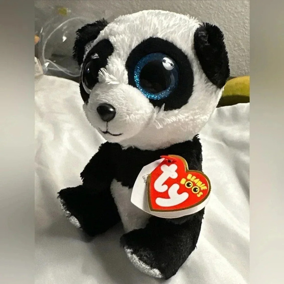 Beanie Babies | Toys | Ty Beanie Boos Bamboo Panda Bear 6in Retired ...